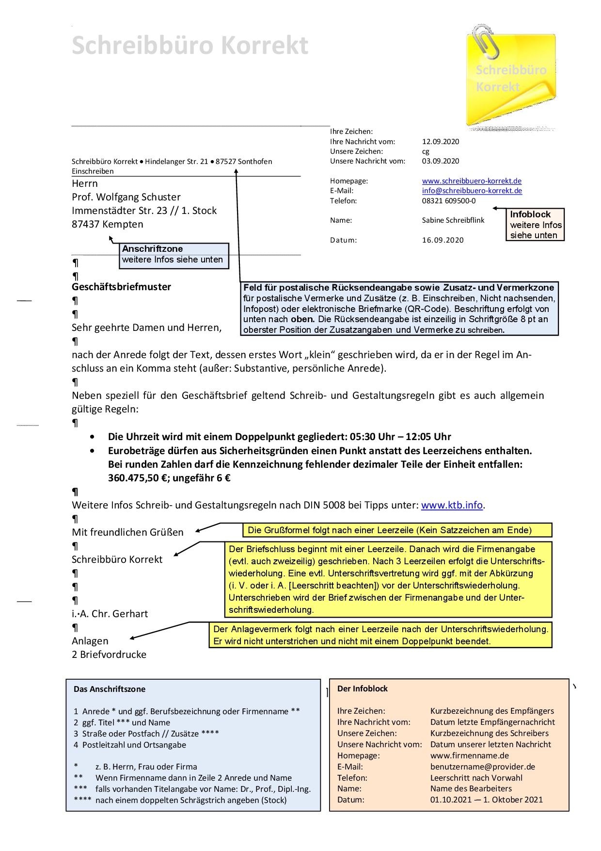 Geschäftsbrief – Wi-Ko.de – Ktb.info